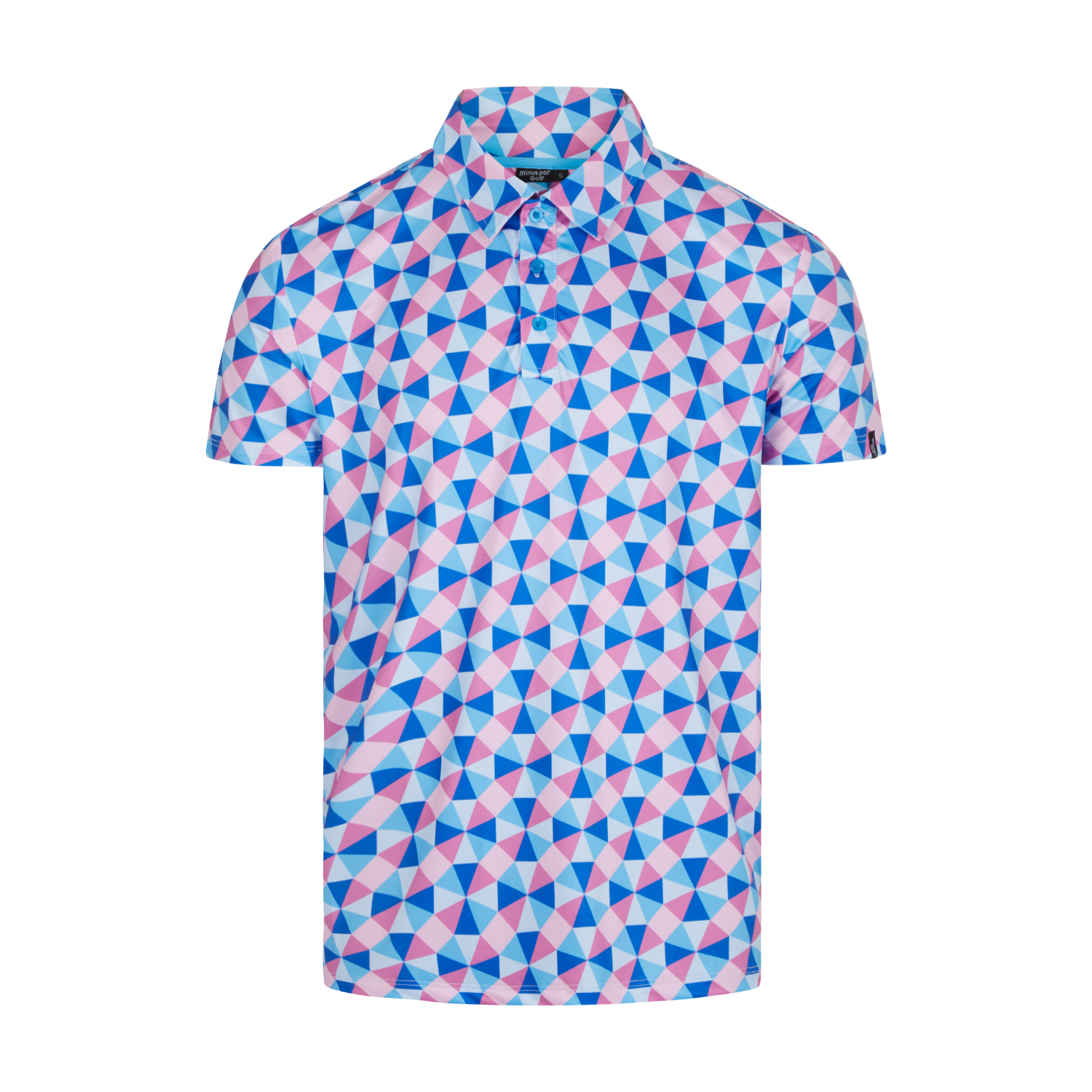 "Pink and Blue Funky Golf Polo Shirt: Trendy, Standout, and Fun ...