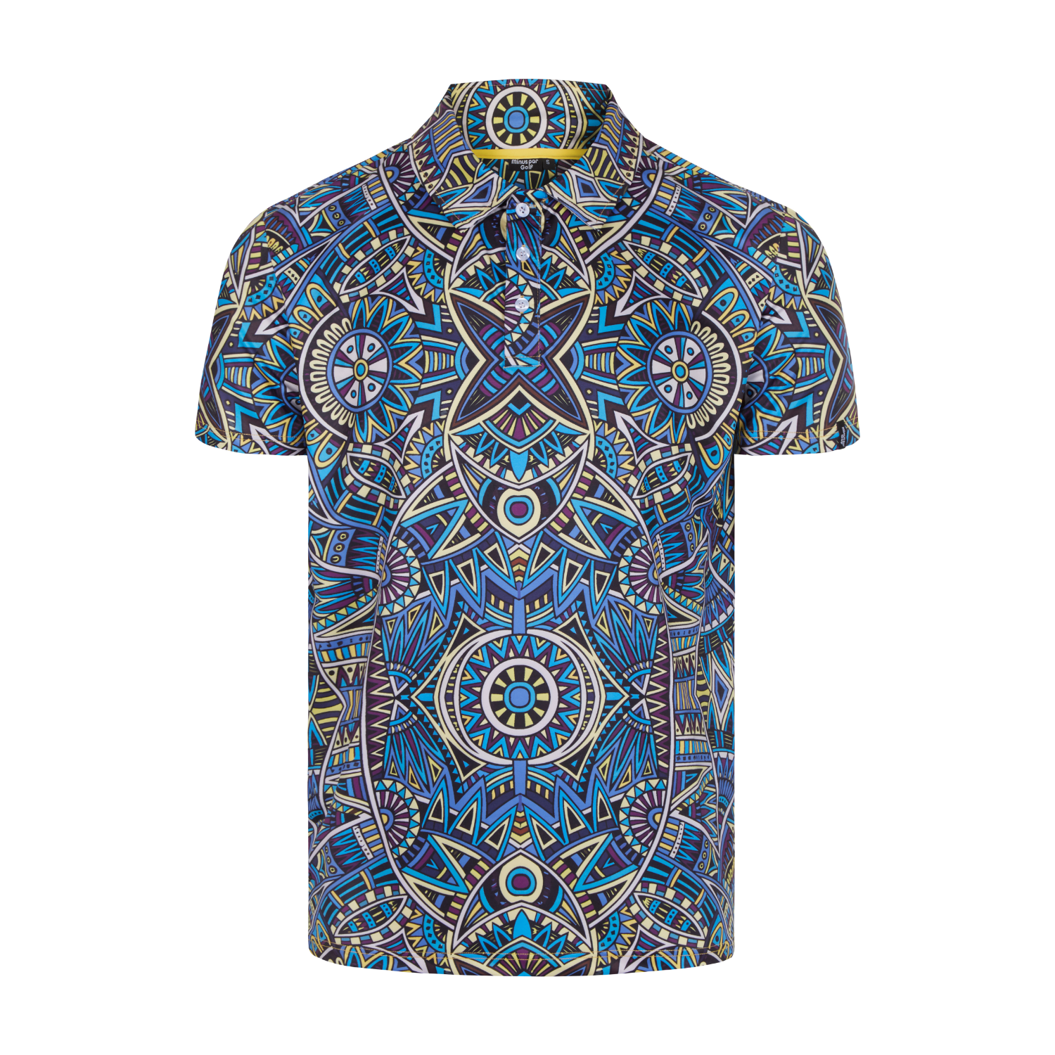 A Multicoloured, Trendy, and Standout Golf Polo Shirt with a Funky and ...
