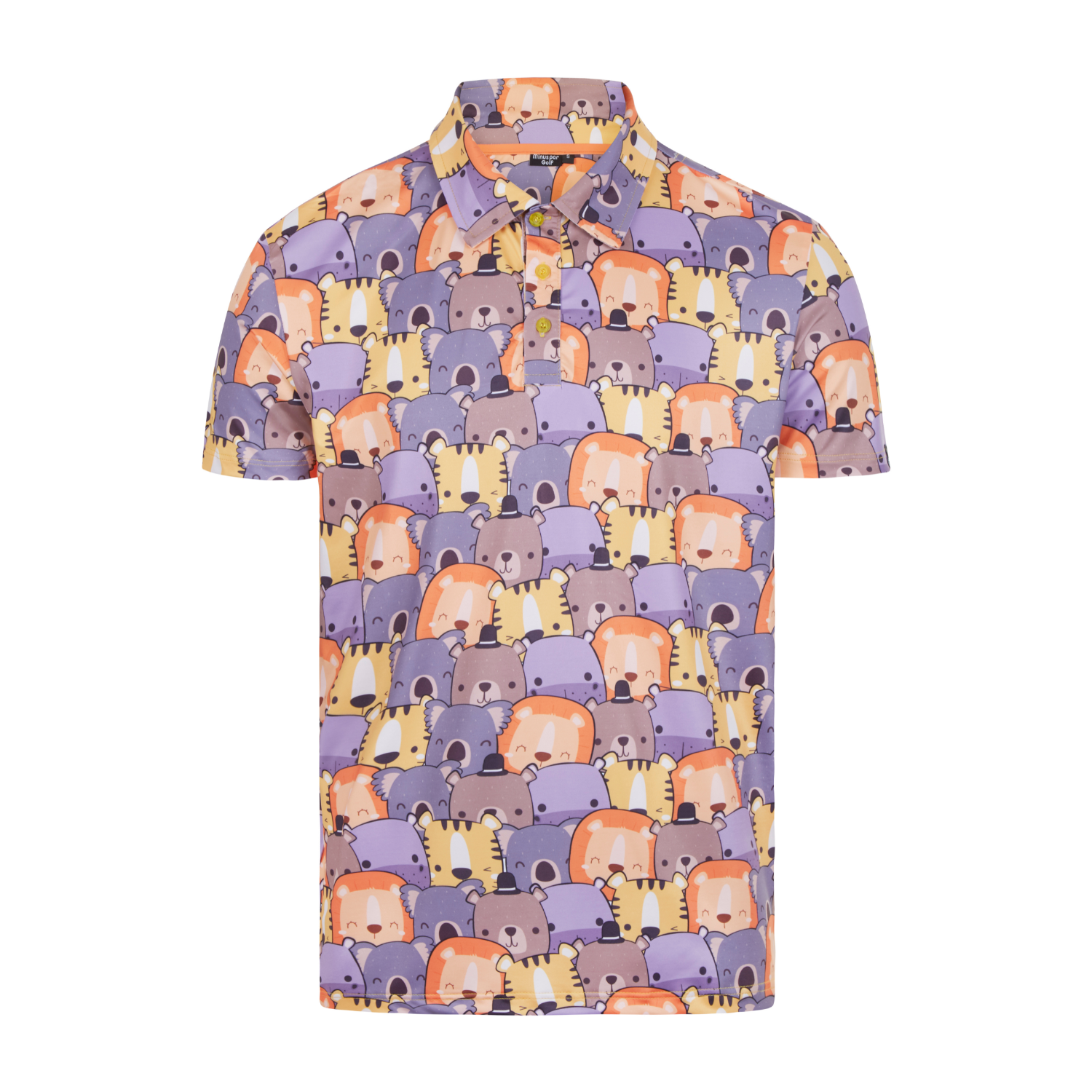 Wildlife Golf Polo Shirt: A Standout, Trendy, and Unique Multicoloured ...
